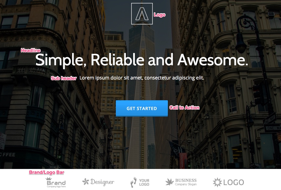 Parallax One Review - A One Page WordPress Parallax Theme